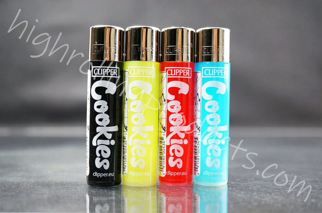 4x Clipper Refillable Lighters "Cookies" Collection ...