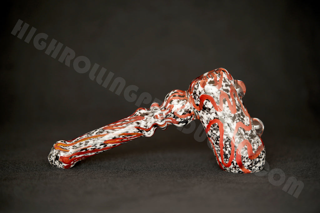 Glass Hand Water Bubbler 8" Model #4593 – highrollingproducts.com